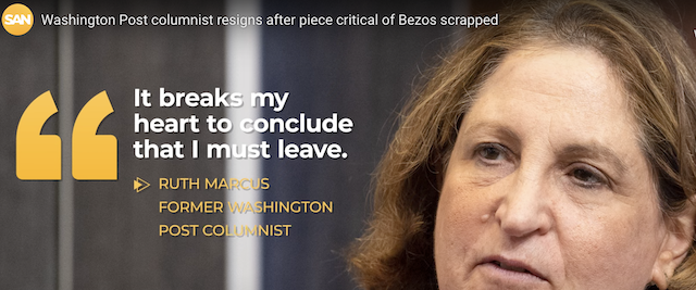 Self-Cancel Culture and Ruth Marcus - Baltimore Post-Examiner