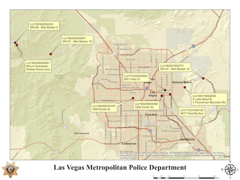 Las Vegas Police: MS-13 gang responsible for 10 homicides in one year ...